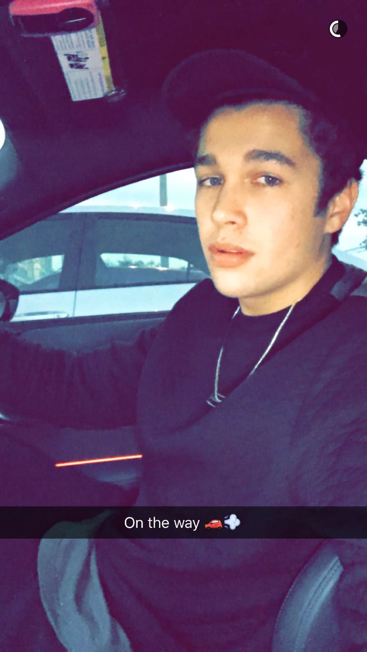 Austin Mahone Yungmahone 80 Celebrities You Should Be Following On Snapchat Popsugar Celebrity