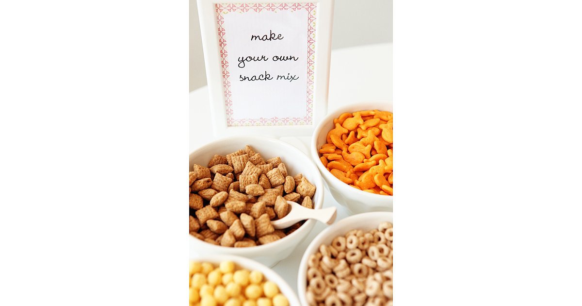 Make Your Own Snack Mix | 25 of Our Favorite Kids' Party Ideas (We Got ...