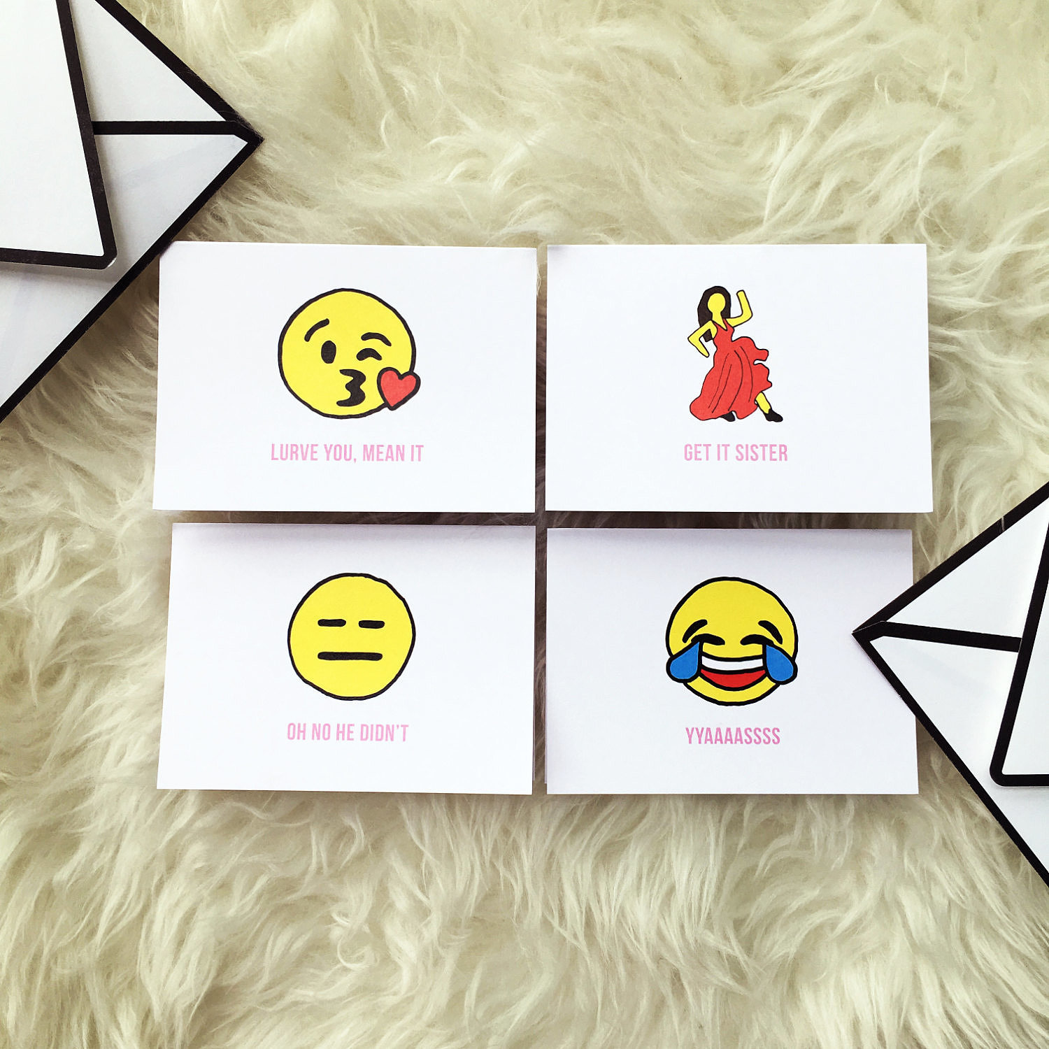 Emoji greeting cards ($25) | The Ultimate Gift Guide For Emoji-Lovers ...