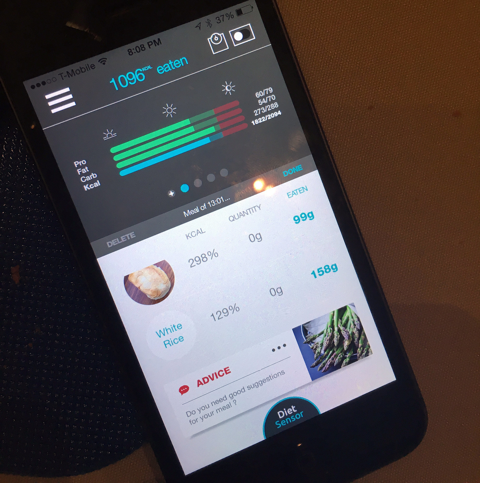 DietSensor Gadget Scans Food For Calories POPSUGAR Tech