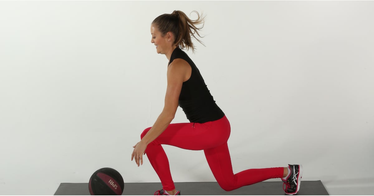 Get a Better, Harder Workout With a Medicine Ball Split Lunge ...