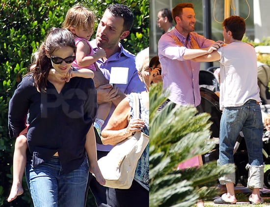 Pictures of Ben Affleck With Casey Affleck and Their Families in LA ...