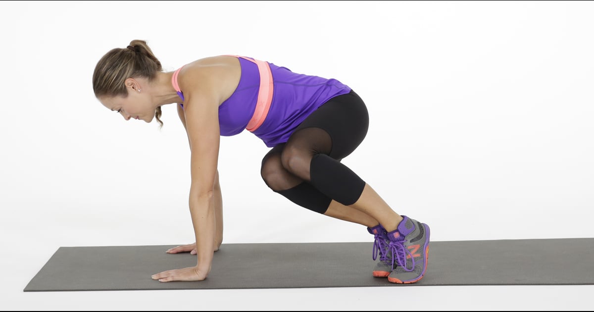Plank With Bunny Hop Exercise | POPSUGAR Fitness
